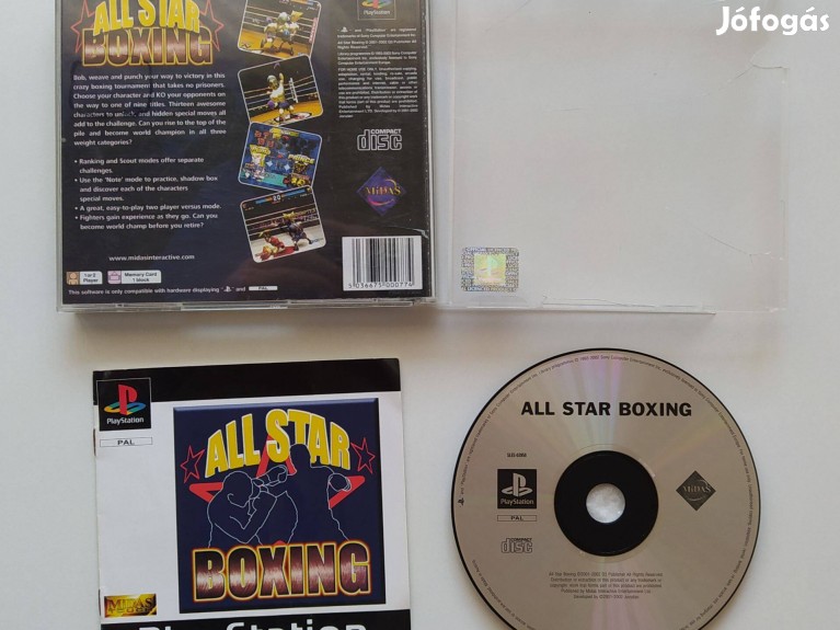 All-Star Boxing Playstation 1 PS1 - XVII. kerület, Playstation konzol ...