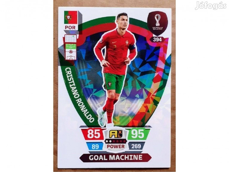 Cristiano Ronaldo Portugália Goal Machine focis kártya Qatar 2022 - II ...