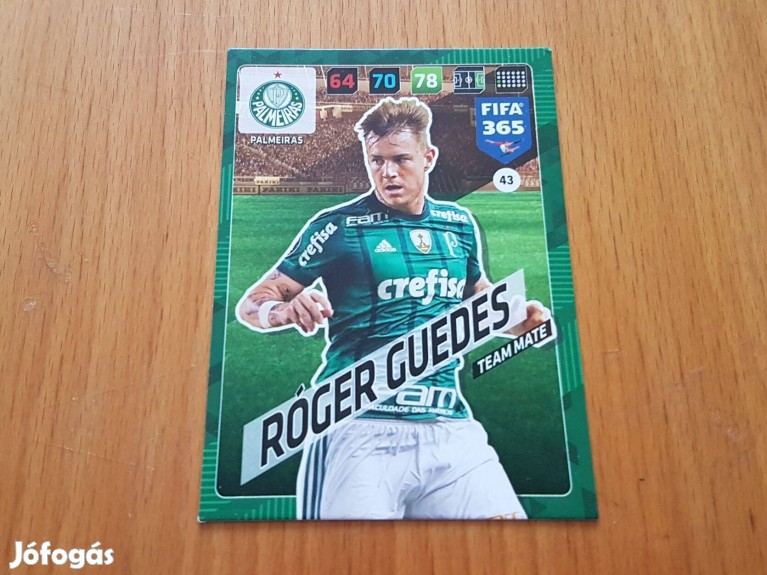 Fifa 365 2017/18 Panini 43 Palmeiras Róger Guedes focis kártya - XIV ...