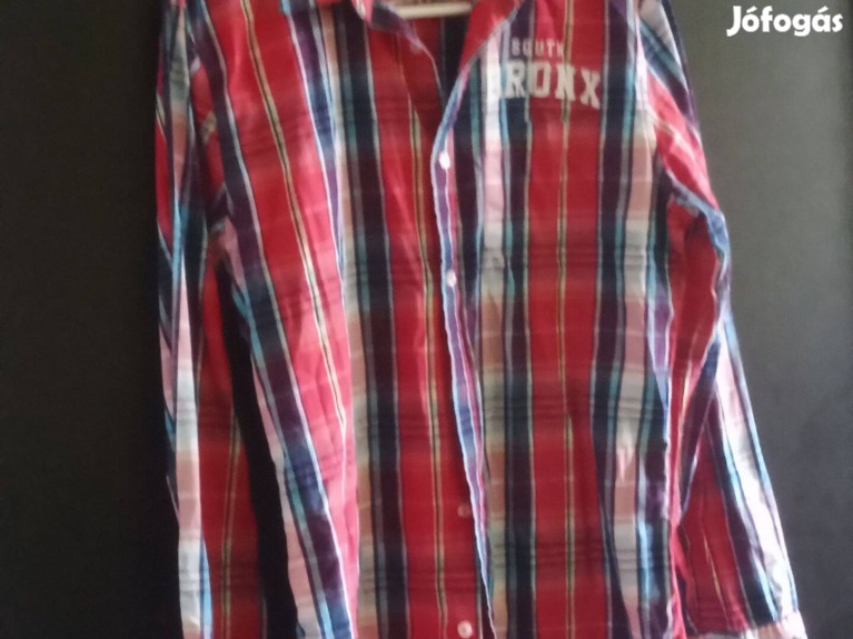 Fsbn férfi ing M méret 3000ft óbuda slim fit south bronx 89 felírattal ...