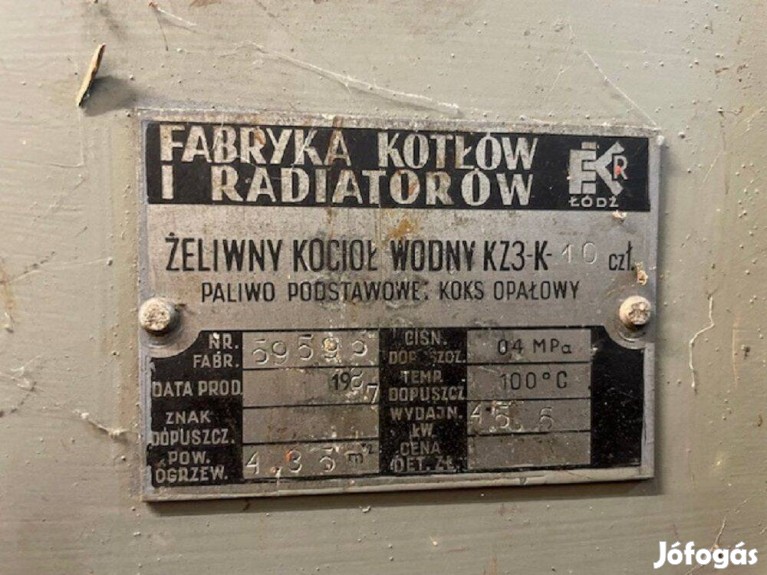 KZ3-K lengyel kazán - Püspökhatvan, Kazán, bojler - Jófogás