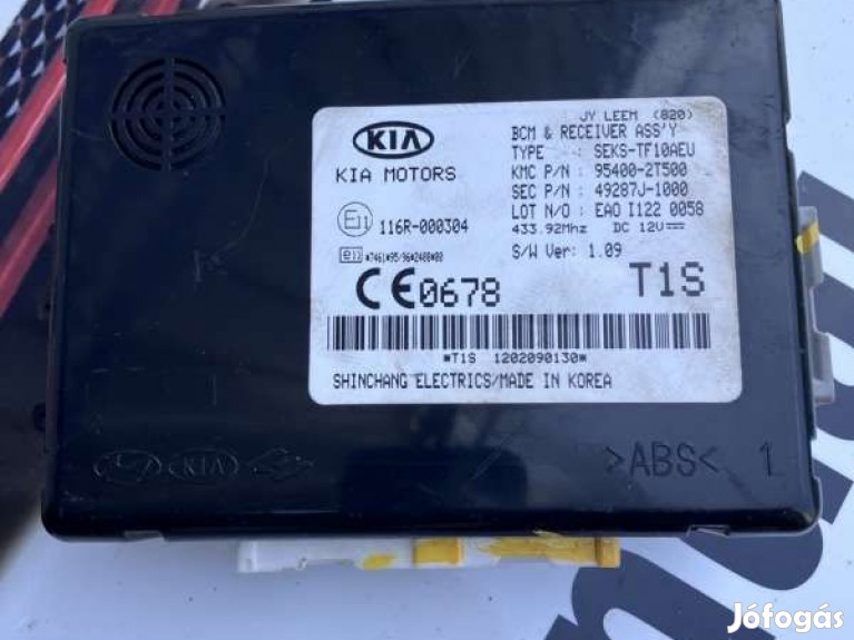 Kia Optima TF BCM modul 954002T500-BON - XV. kerület, Egyéb - Jófogás Autó