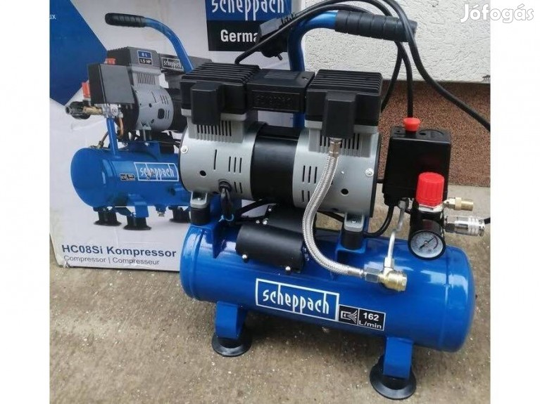 Kompresszor HC08Si Scheppach csendes kompresszor - Érd, Barkács ...