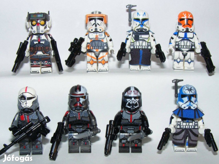 Lego Star Wars figurák The Bad Batch Clone Force 99 Rex trooper figura ...