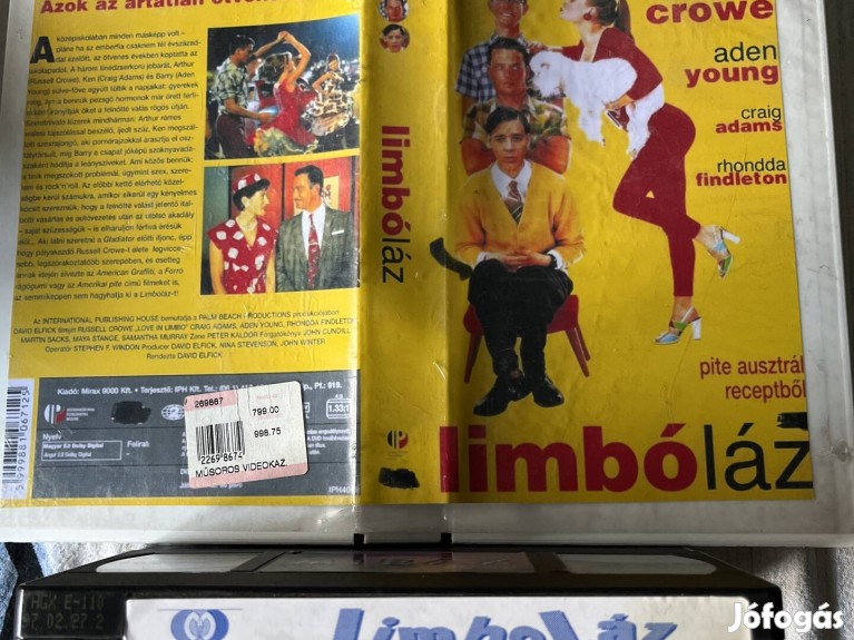 Limboláz vhs m film l nagytok - Alsószenterzsébet, Blu-ray, DVD és VHS - Jófogás