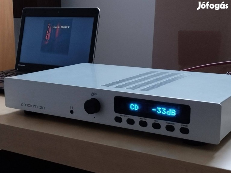 Micromega A60 Audiofil erősítő, beépített kiváló minőségű Phono -val ...