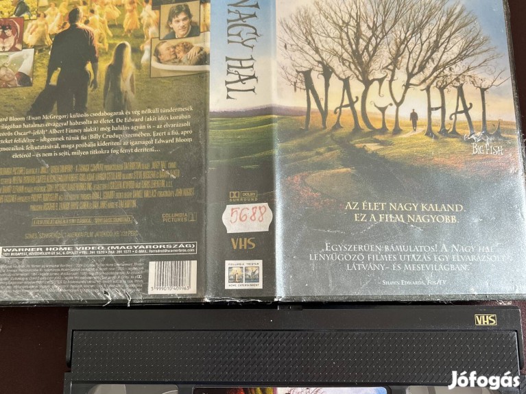 Nagy hal vhs kistok - Alsószenterzsébet, Blu-ray, DVD és VHS - Jófogás
