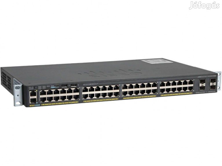Őszi ajánlat! Cisco WS-C2960X-48TS-L 48 portos switch számlával, garan ...