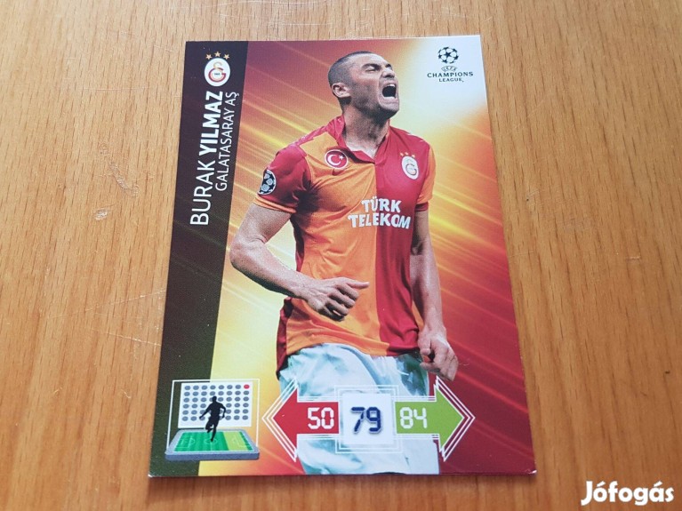 Panini 2012/13 Champions League Burak Yilmaz Galatasaray AS 45 kártya ...