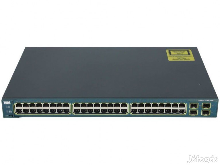 Spéci ajánlat! Cisco C3560-48TS-S 48 portos switch számlával, garanciá ...