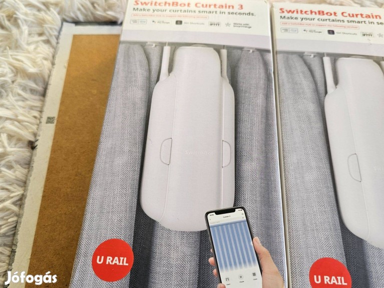 Switchbot Rod 3 függönymotor, fehér új 2 db egyben - VI. kerület, Egyéb ...