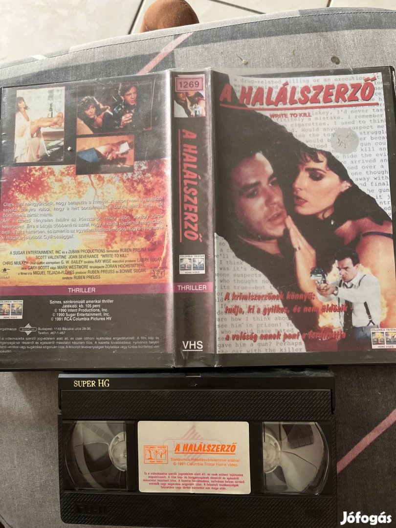 A halálszerző vhs m film h nagytok - Alsószenterzsébet, Blu-ray, DVD és VHS - Jófogás
