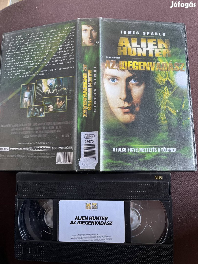 Alien hunter az idegenvadász vhs kistok - Alsószenterzsébet, Blu-ray, DVD és VHS - Jófogás