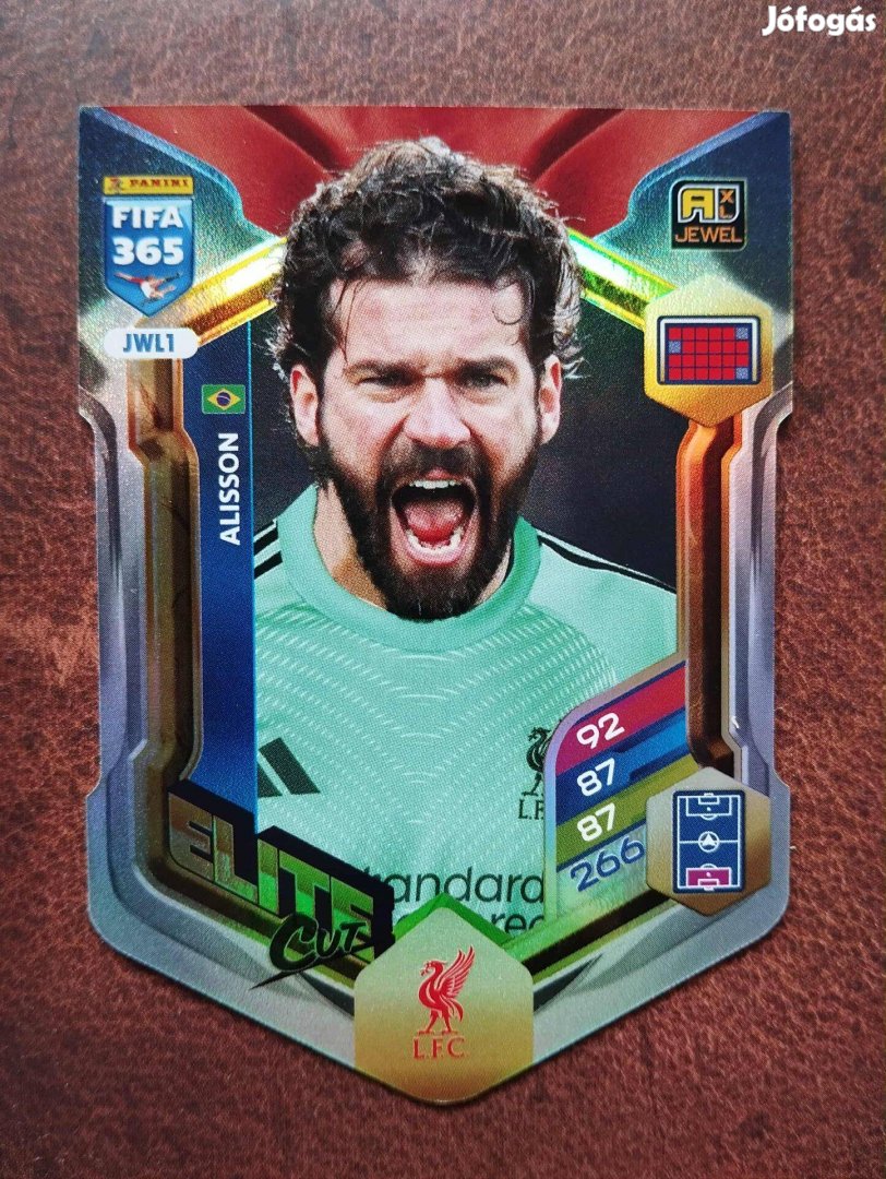 Alisson (Liverpool) FIFA 365 2026 Elite Cut Jewel pajzs focis kártya ...