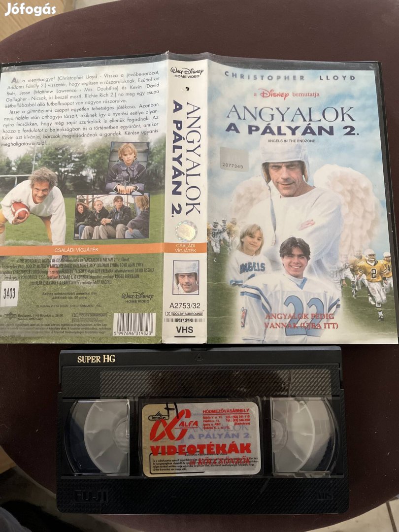 Angyalok a pályán 2 vhs nagytok - Alsószenterzsébet, Blu-ray, DVD és ...