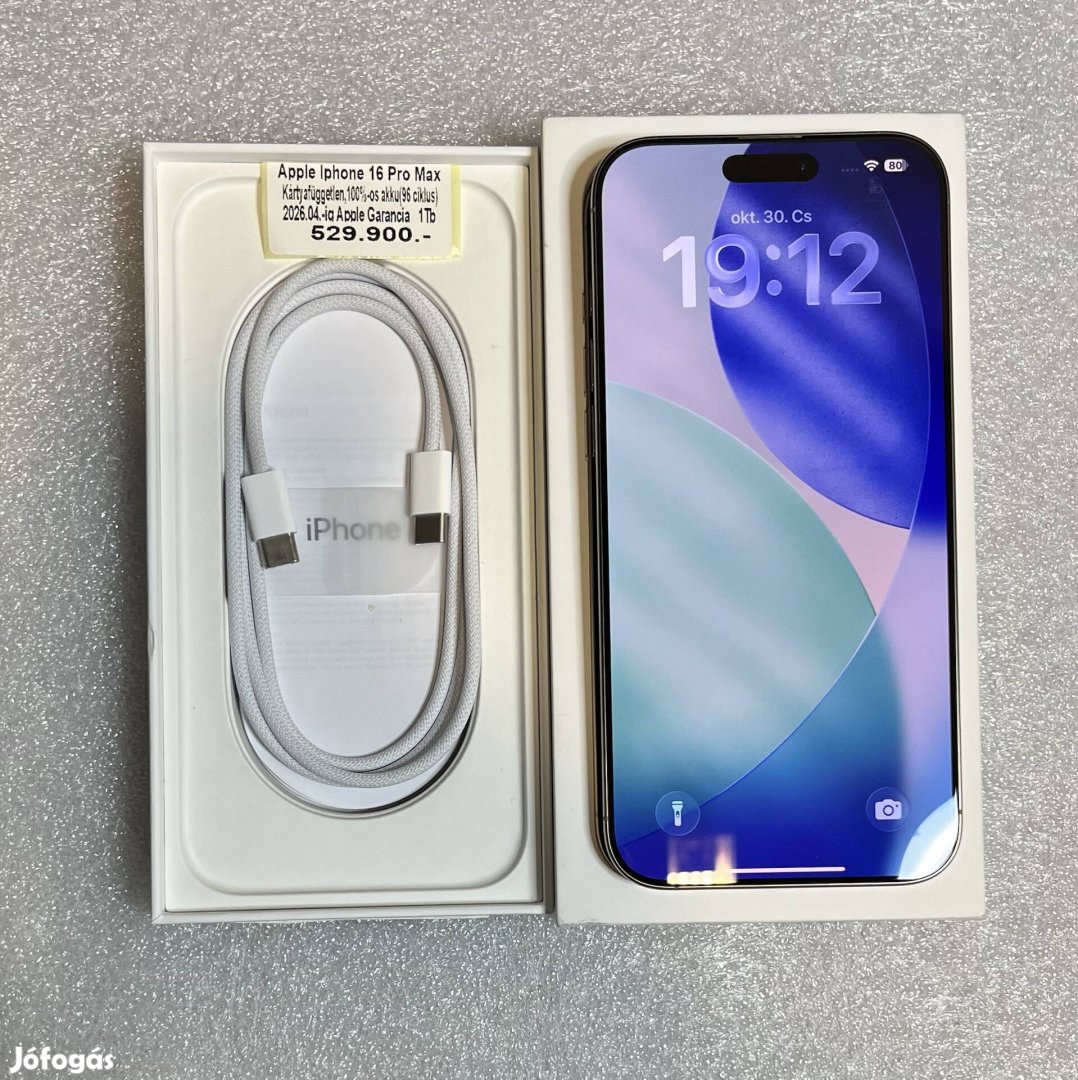 Apple Iphone 16 Pro Max 1Tb - Szombathely, Mobiltelefon - Jófogás