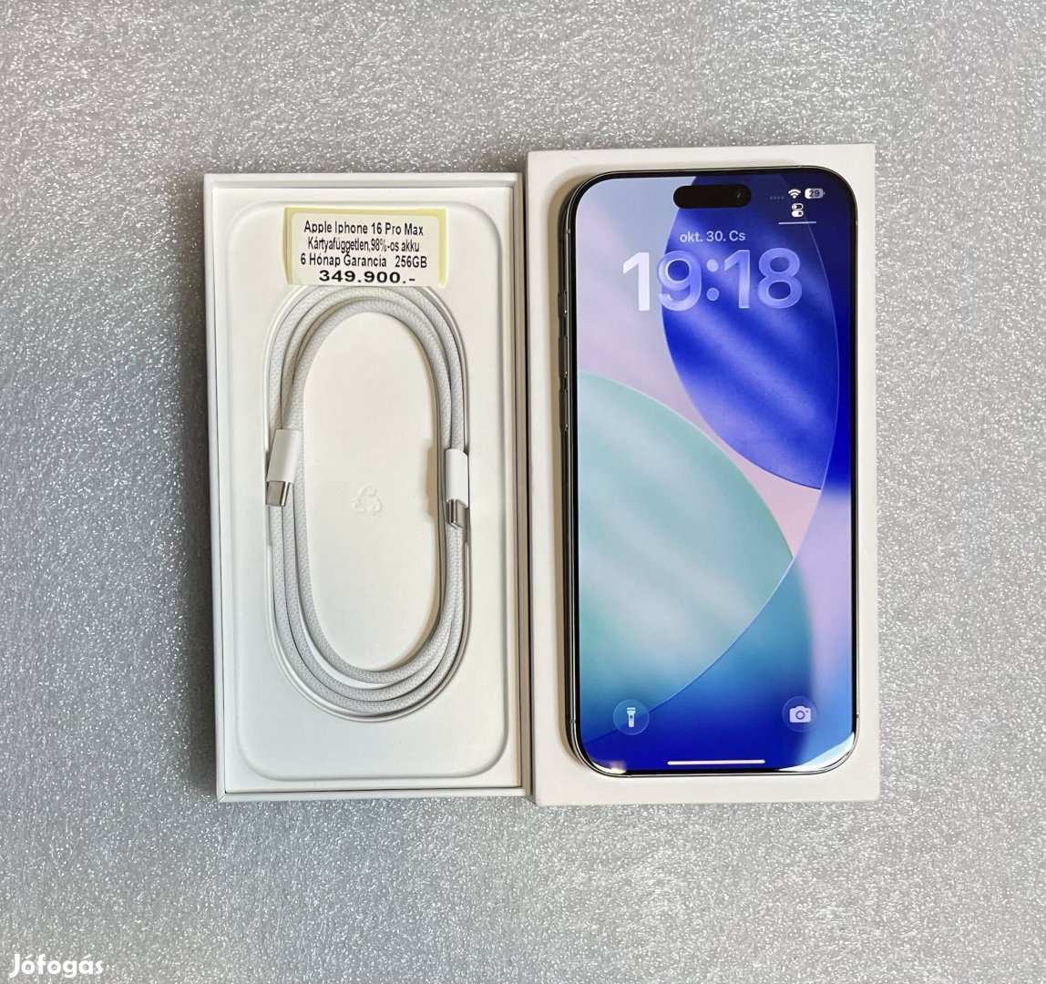 Apple Iphone 16 Pro Max 256Gb - Szombathely, Mobiltelefon - Jófogás