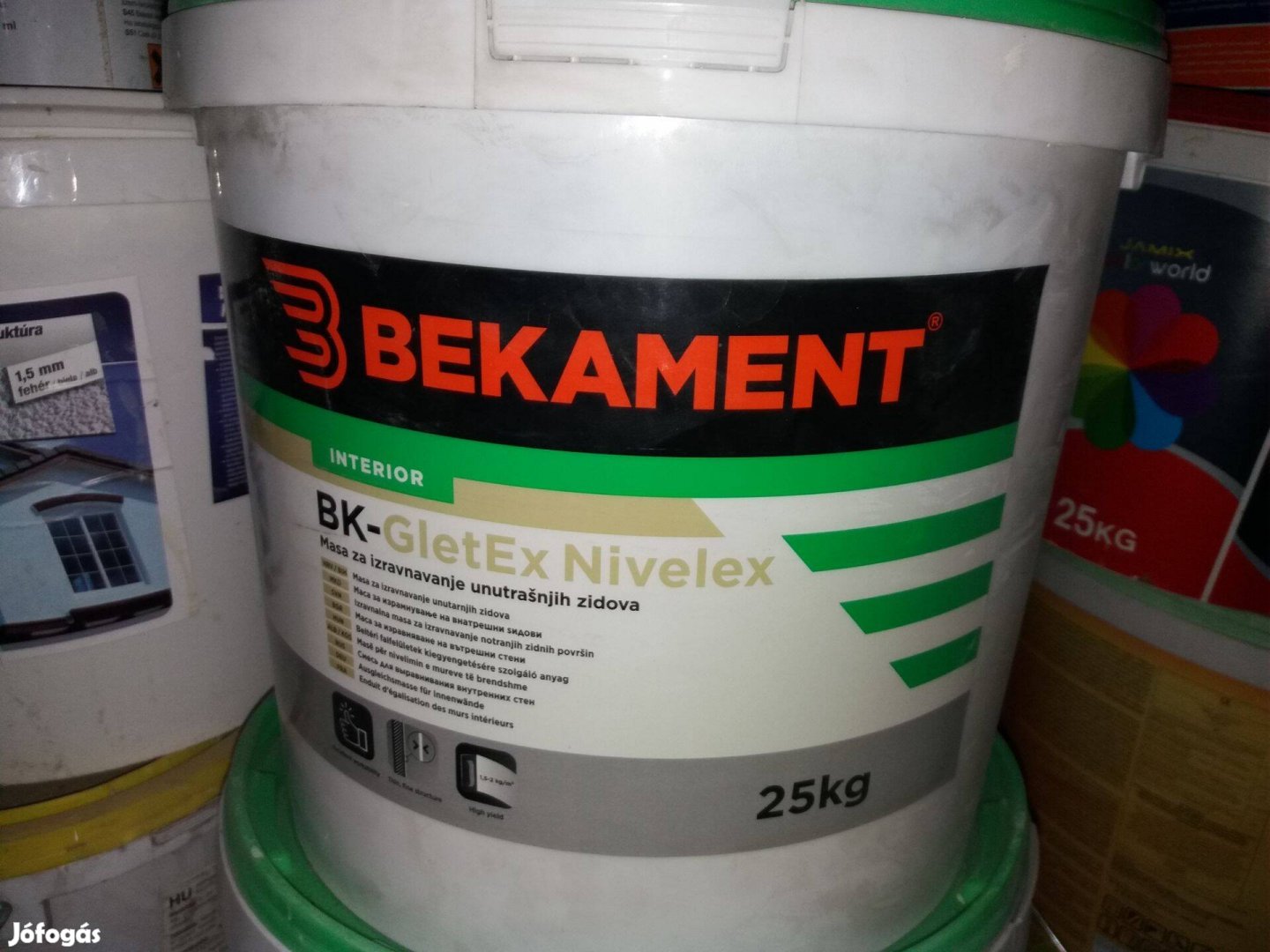 Bekament kész glett 25kg - Sárbogárd, Burkoló anyag, festék - Jófogás