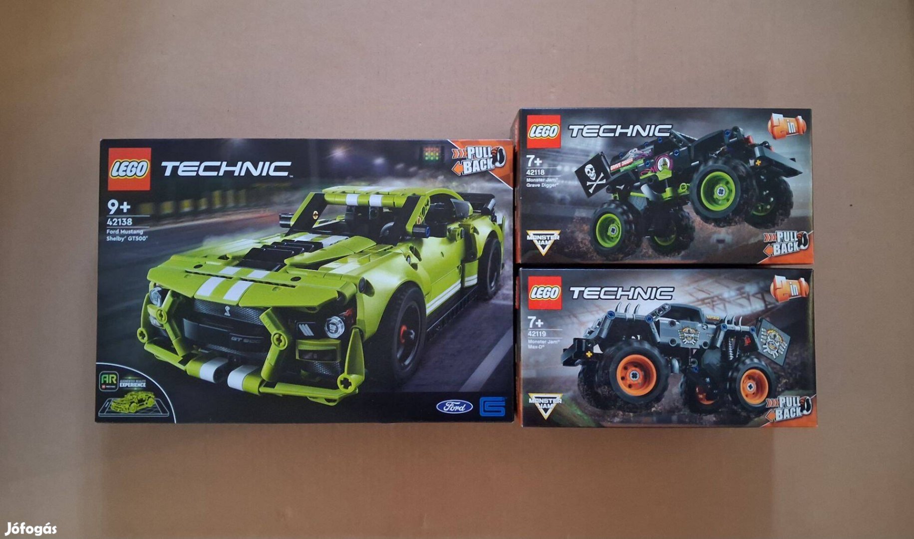 Bontatlan LEGO Technic 42118 Monster Jam + 42119 + 42138 Ford utánvét - Sopron, Lego, építőjáték ...