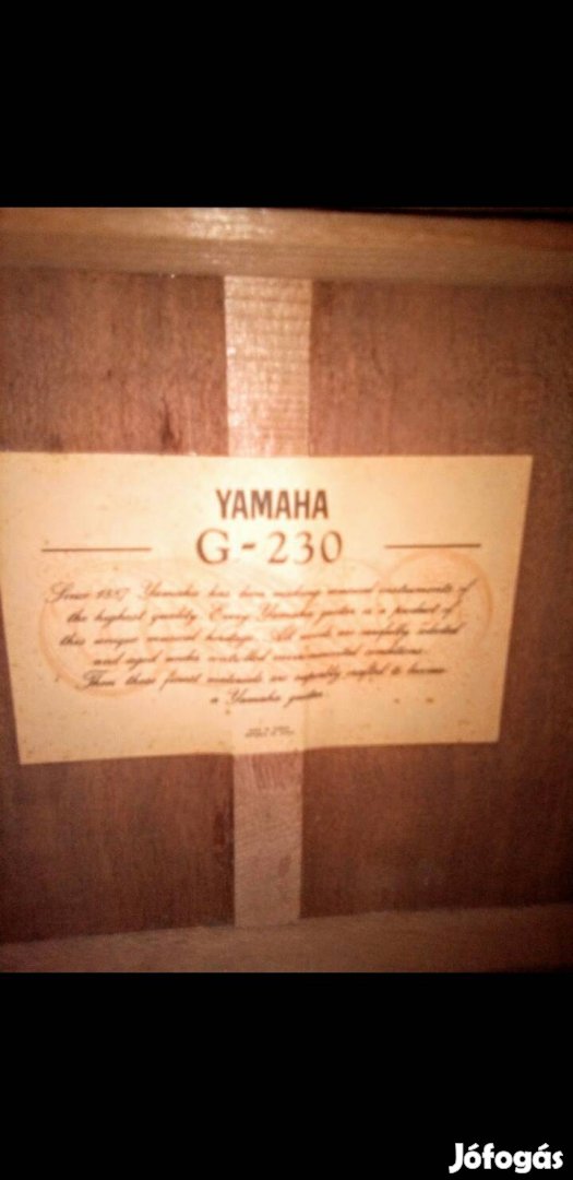 Fabrique en Yamaha G-230 Taiwan 1980 Full Spruce 4/4 Maestro Guitar - IX. kerület, Pengetős ...