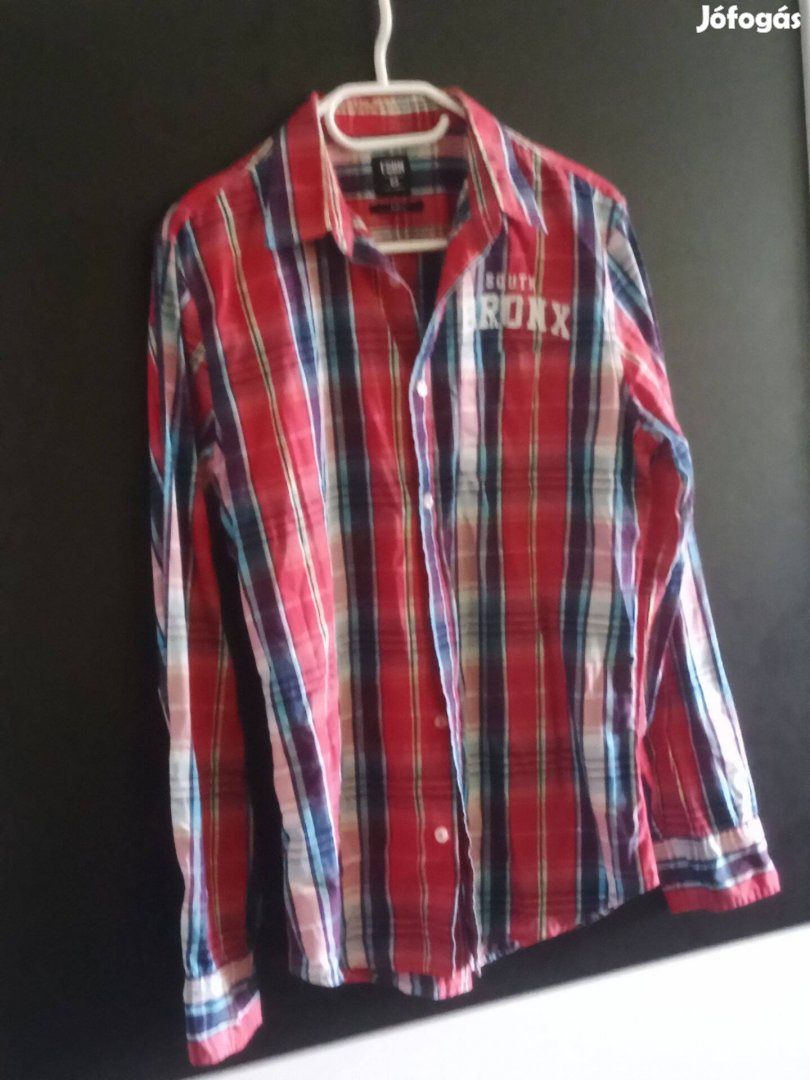 Fsbn férfi ing M méret 3000ft óbuda slim fit south bronx 89 felírattal ...