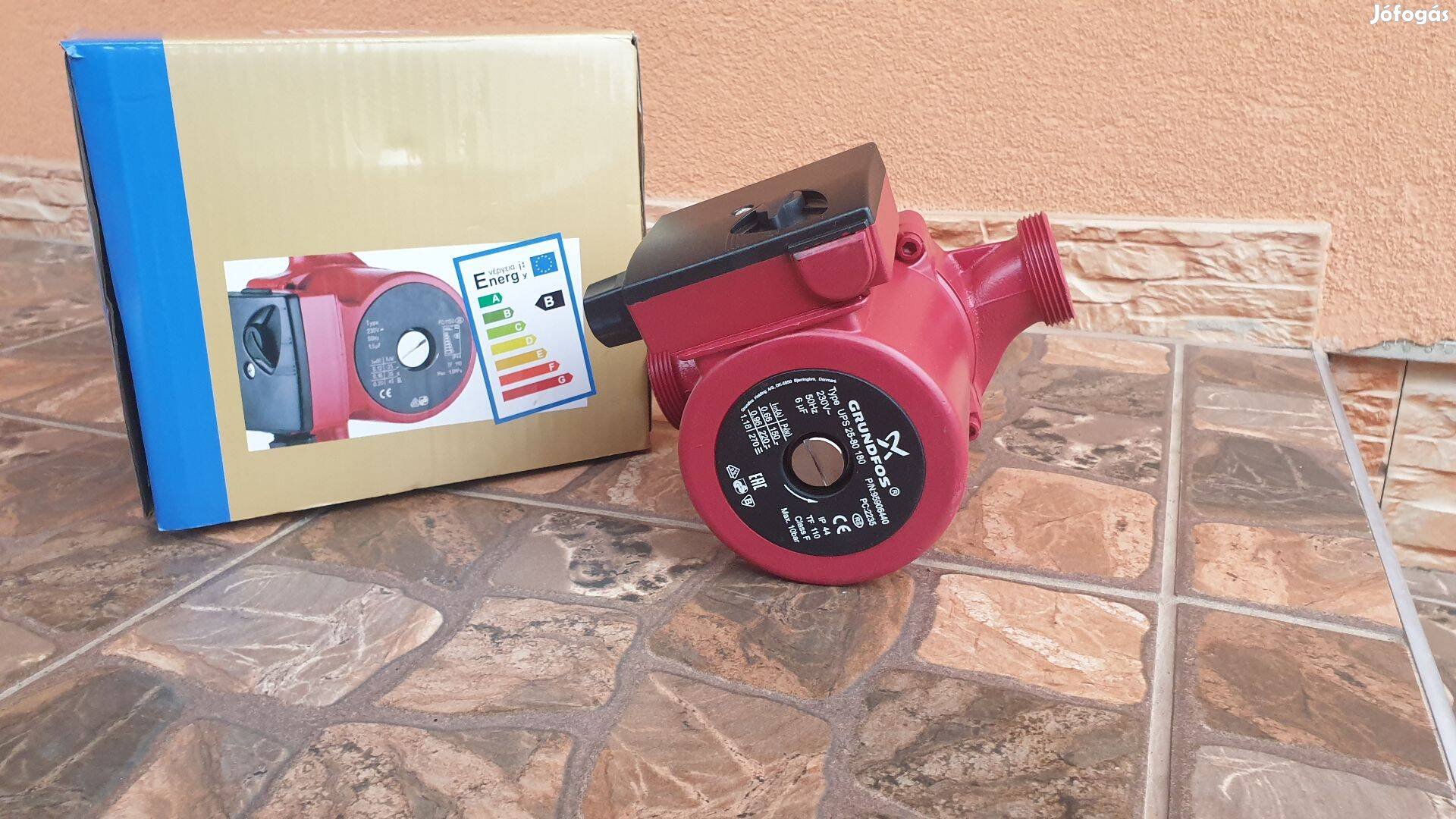 Grudfos ups 25 - 80 180 Új ! Keringető Szívattyú Keringtető - Geszteréd, Egyéb - Jófogás