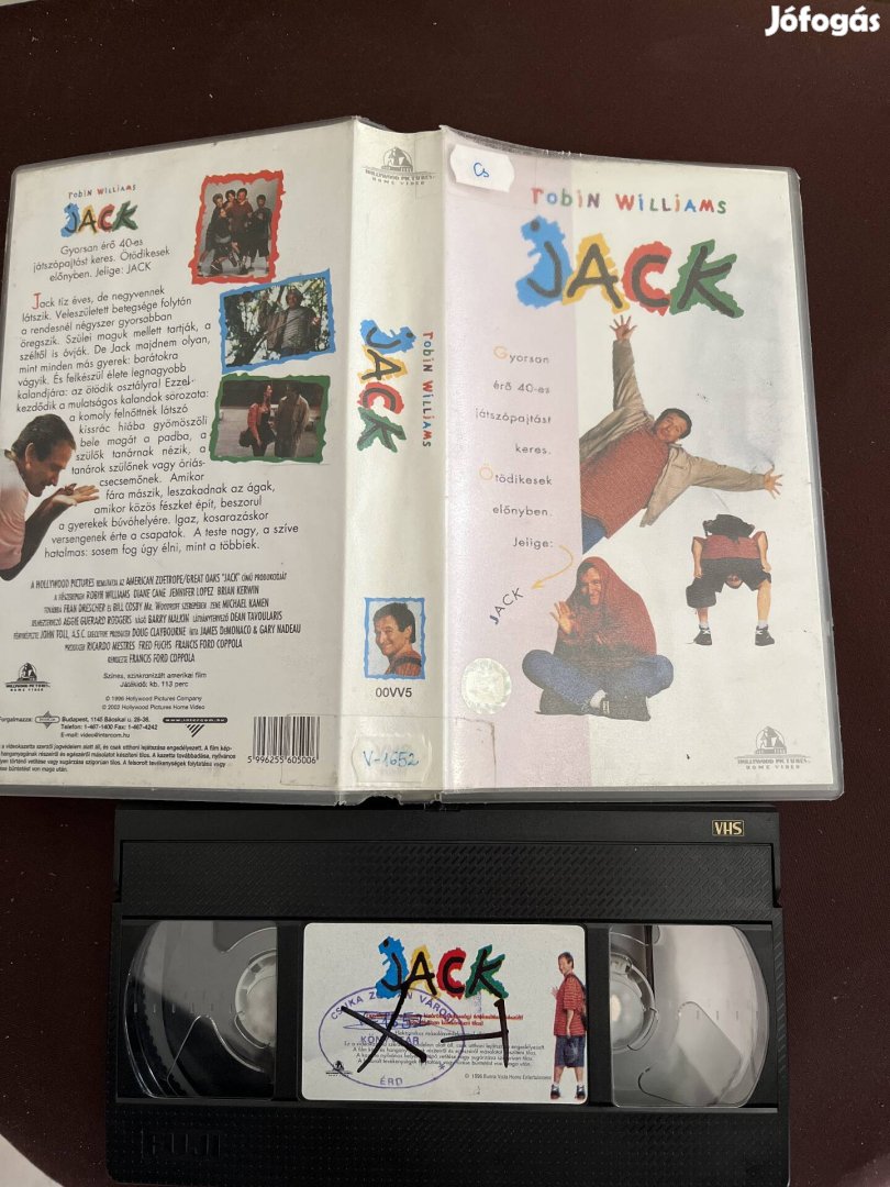 Jack vhs kistok - Alsószenterzsébet, Blu-ray, DVD és VHS - Jófogás