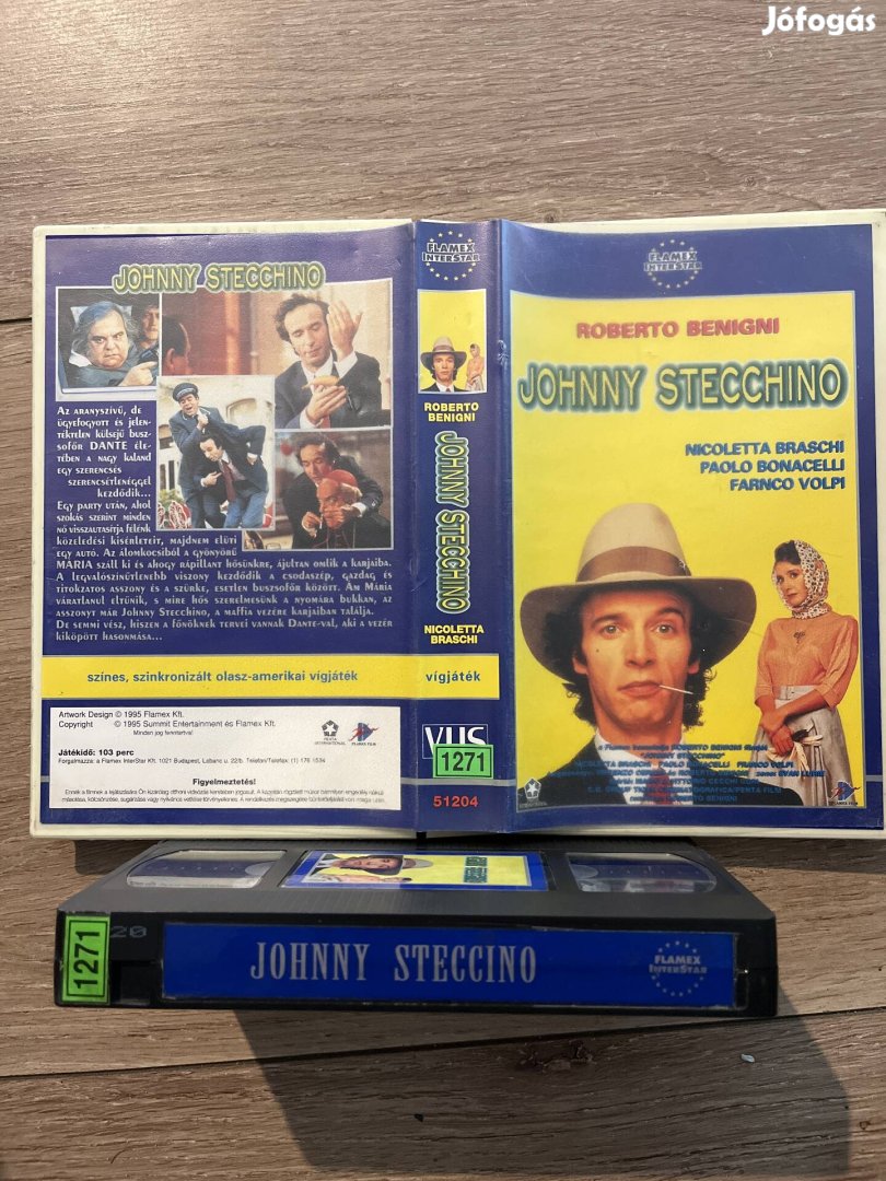 Johnny Stecchino vhs film j - Alsószenterzsébet, Blu-ray, DVD és VHS ...