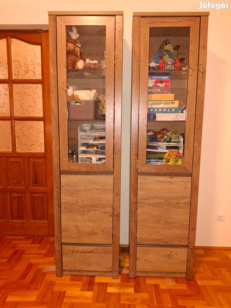 Jysk Vedde Vitrin - Oros, Szekrények, szekrénysorok, polcok - Jófogás