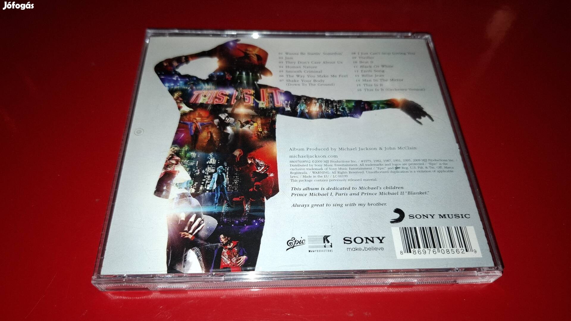 Michael Jackson This is it Cd 2009 - VIII. kerület, Bakelit, CD ...