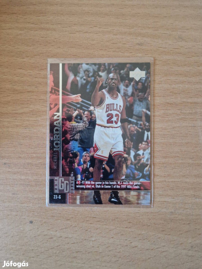 Michael Jordan Upper Deck 1997-98 #18 kosaras kártya - XI. kerület ...