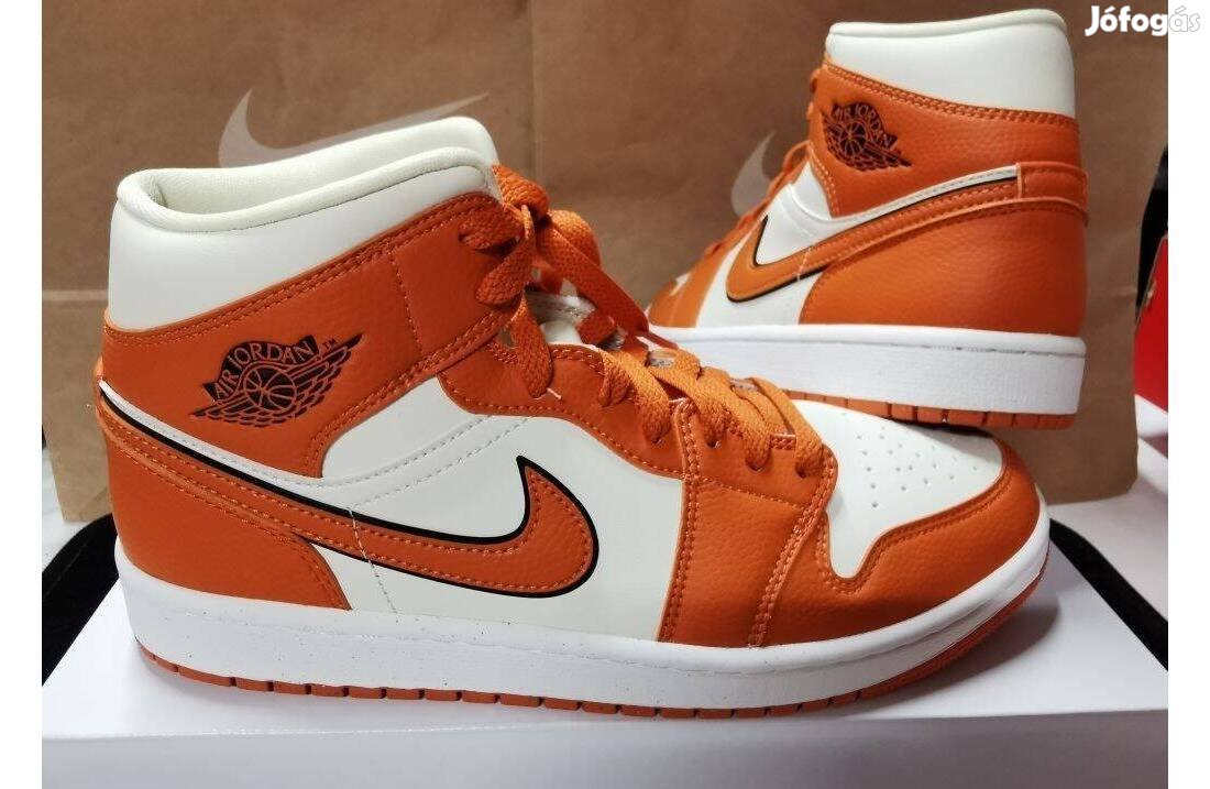 Nike Air Jordan 1 Mid SE 43 és 44-es bőr utcai cipő. Teljesen új, ered - Emőd, Cipők - Jófogás