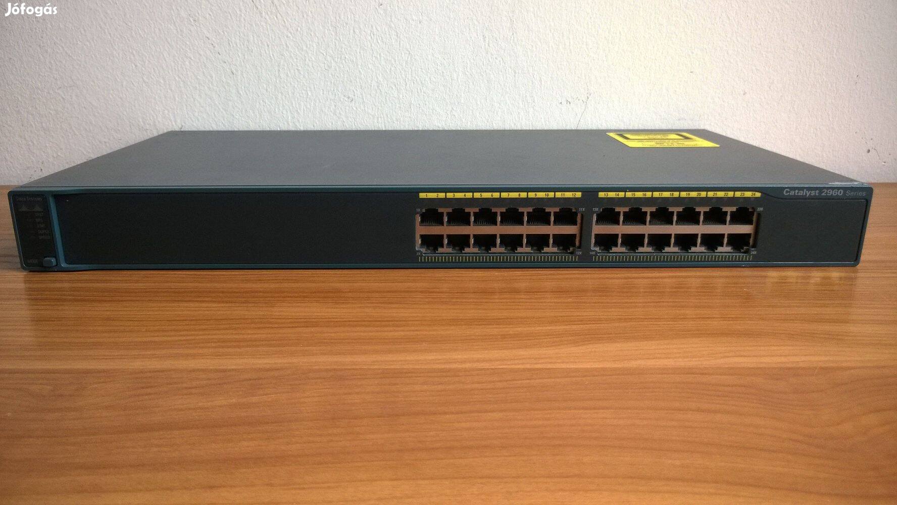 Őszi akció! Cisco WS-C2960-24S 24 portos switch Új, dobozos, számlával ...