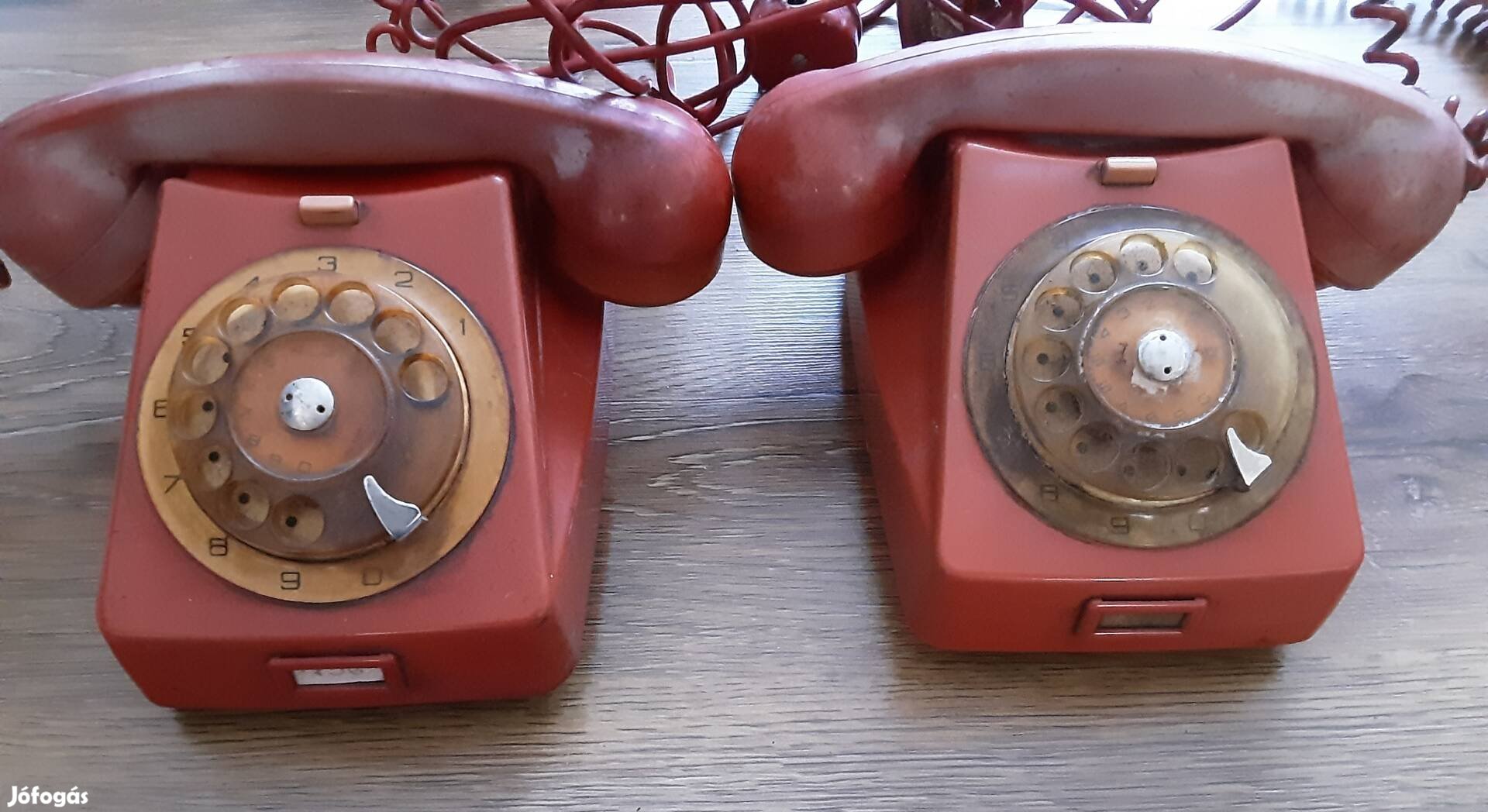 Retro tárcsás piros telefon - Eger, Vezetékes telefon - Jófogás