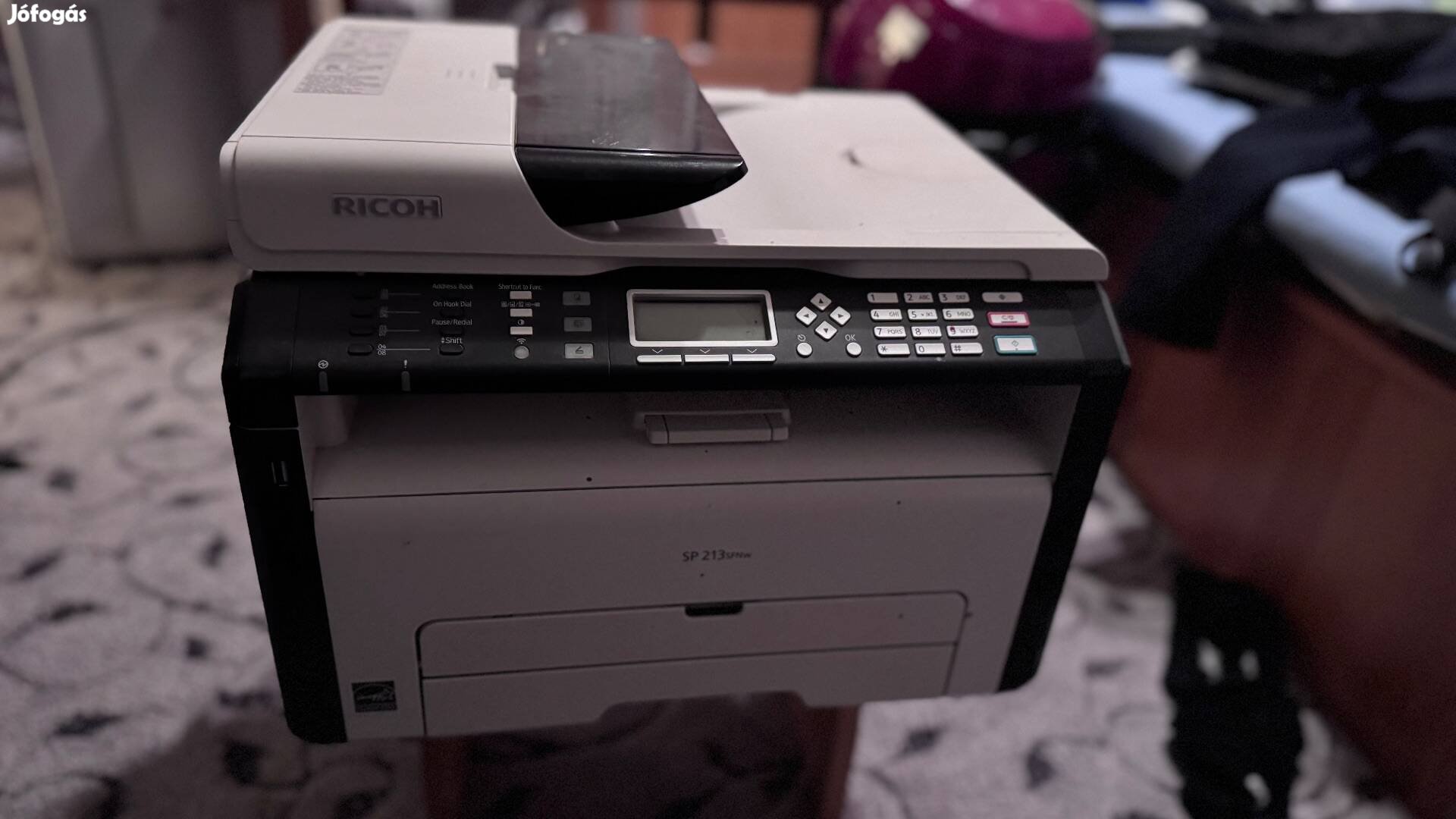 Ricoh SP213 sfwn lézer nyomtató - Dunaújváros, Hálózati termék - Jófogás