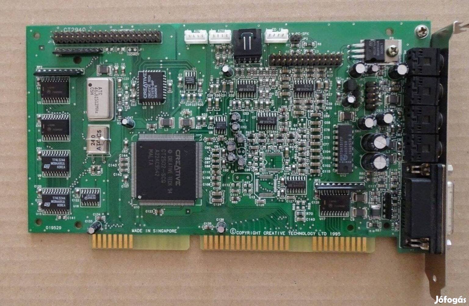 Sound Blaster 16 (CT2940) - Debrecen, Alkatrész, kiegészítő - Jófogás