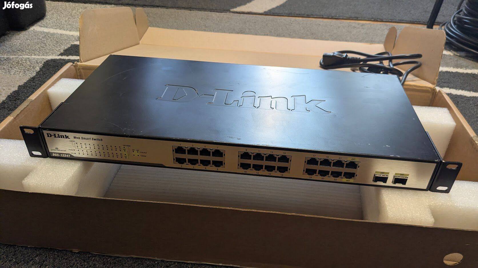 Switch - D-Link DGS-1224T - XIV. kerület, Hálózati termék - Jófogás