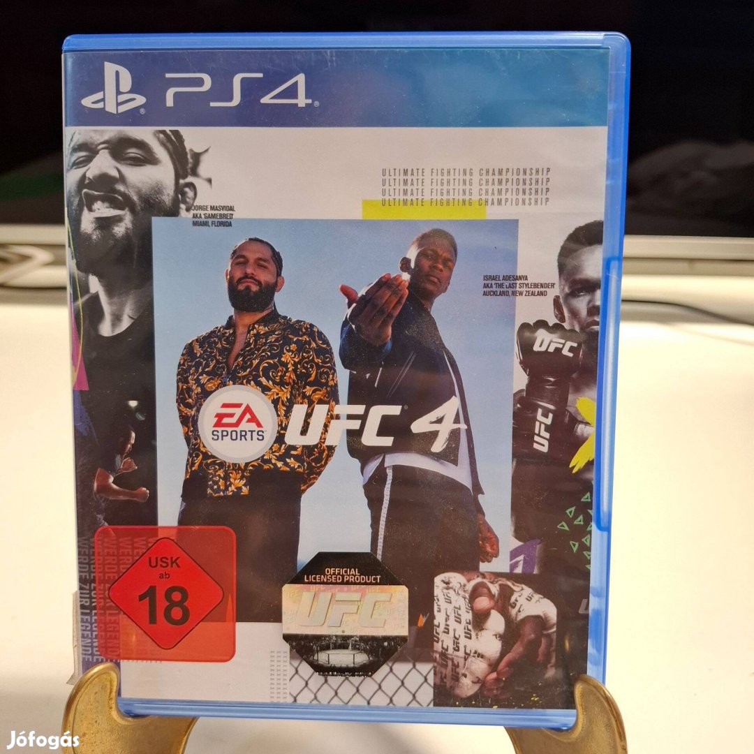 Ufc 4 ps4 játék - Soltvadkert, Playstation konzol és játékok - Jófogás