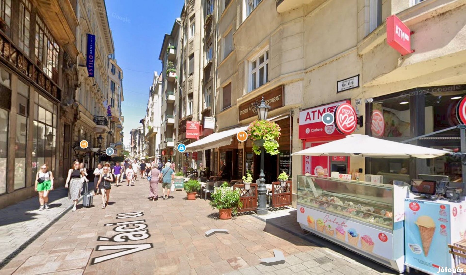 V.kerület, Belváros Szívében, Váci Utca 330m2 Berendezett Melegkonyhás - V. kerület, Iroda ...