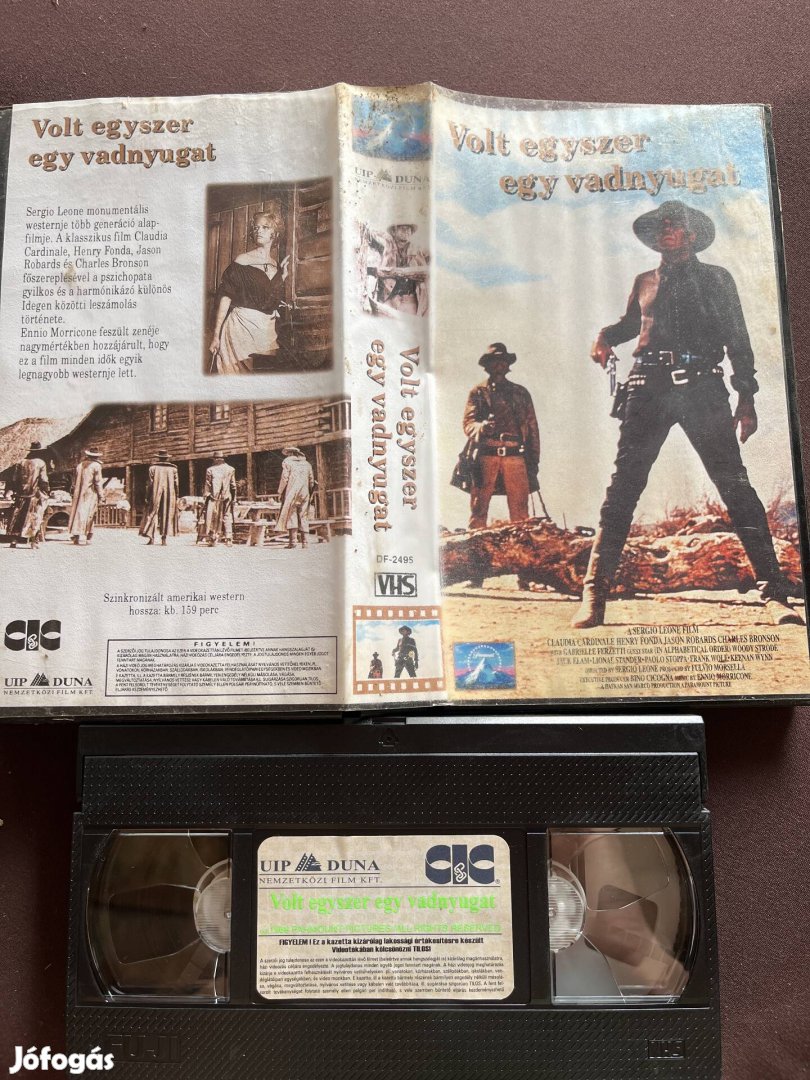 Volt egyszer egy vadnyugat vhs film kistok - Alsószenterzsébet, Blu-ray, DVD és VHS - Jófogás