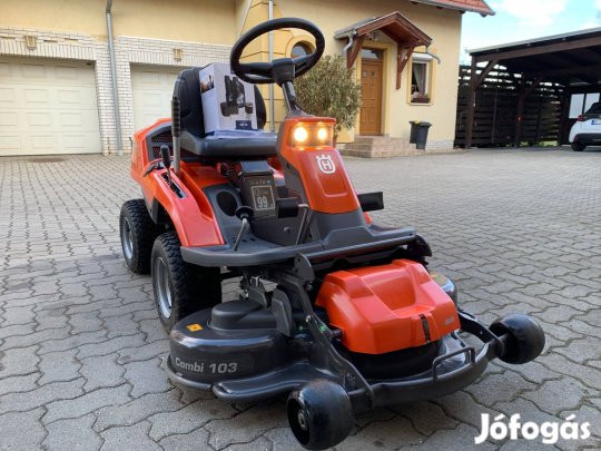 Új Husqvarna 112iC akkumulátoros rider fűnyíró traktor Áfás ...