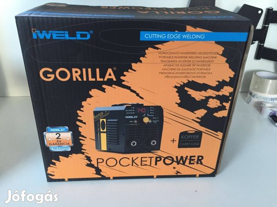 Iweld Gorilla Pocketpower 190 LCD Hegesztő inverter 180A - Celldömölk, Egyéb - Jófogás