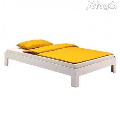 Thomas 140 x 190 fenyő francia futon ágykeret (fehér) 72826 - XXII ...